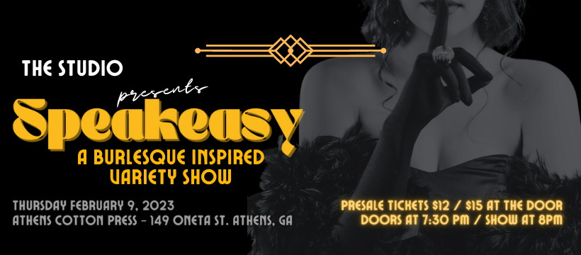 Speakeasy: A Burlesque Inspired Variety Show - Athens Studio for Performing Arts